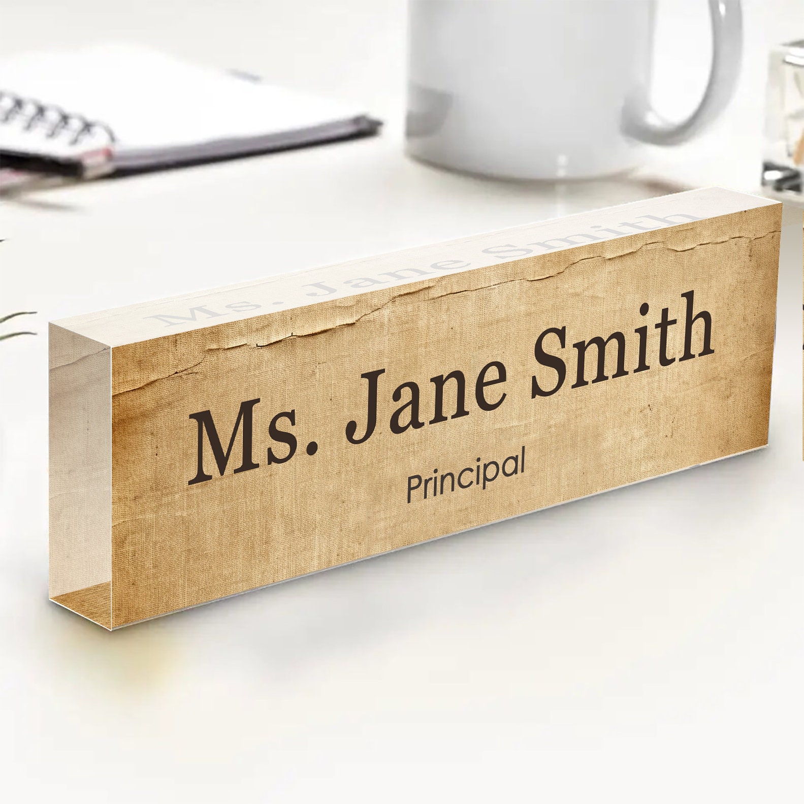 Personalized Gifts Desk Name With Prayer Jewish Prayer Gift - Etsy