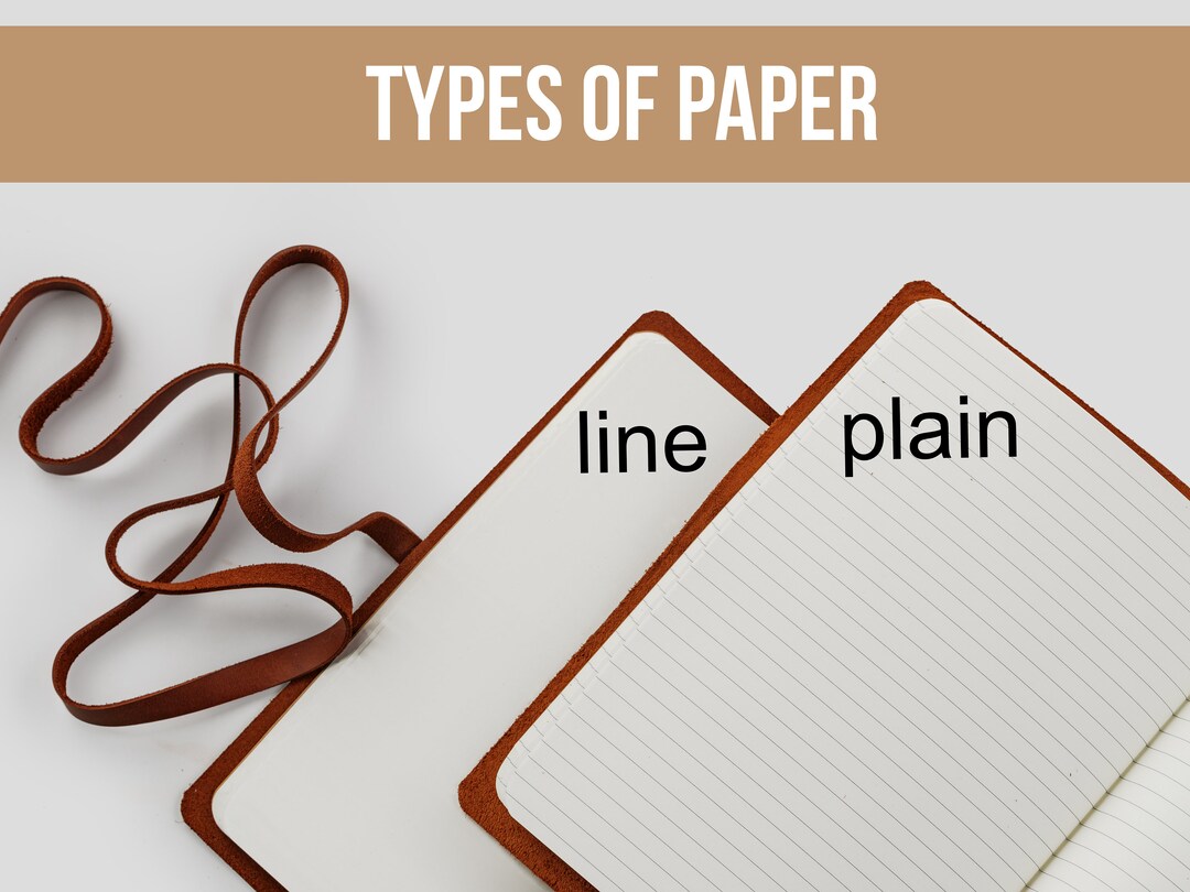Set of 2 Paper Blocks for a Journal by 96 Pages Each One, Refillable ...