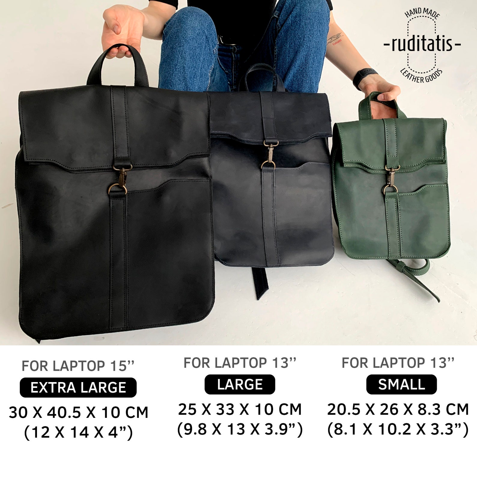 Small Backpack Backpack Leather Minimal Backpack Leather - Etsy