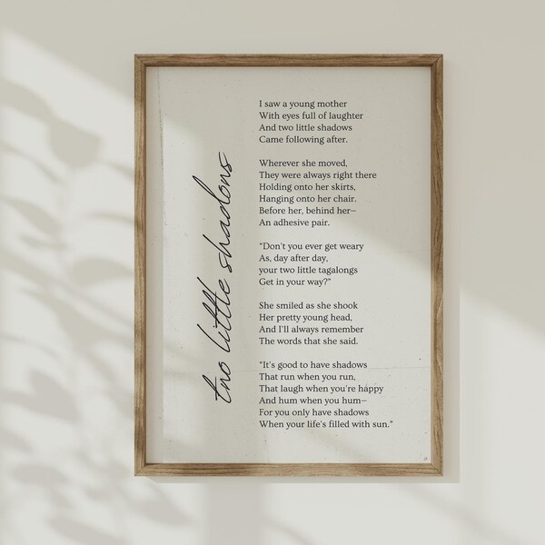 Mothers Day Poem - Etsy