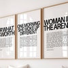 Woman in the Arena Printable, Feminist Print, Female Empowerment ...