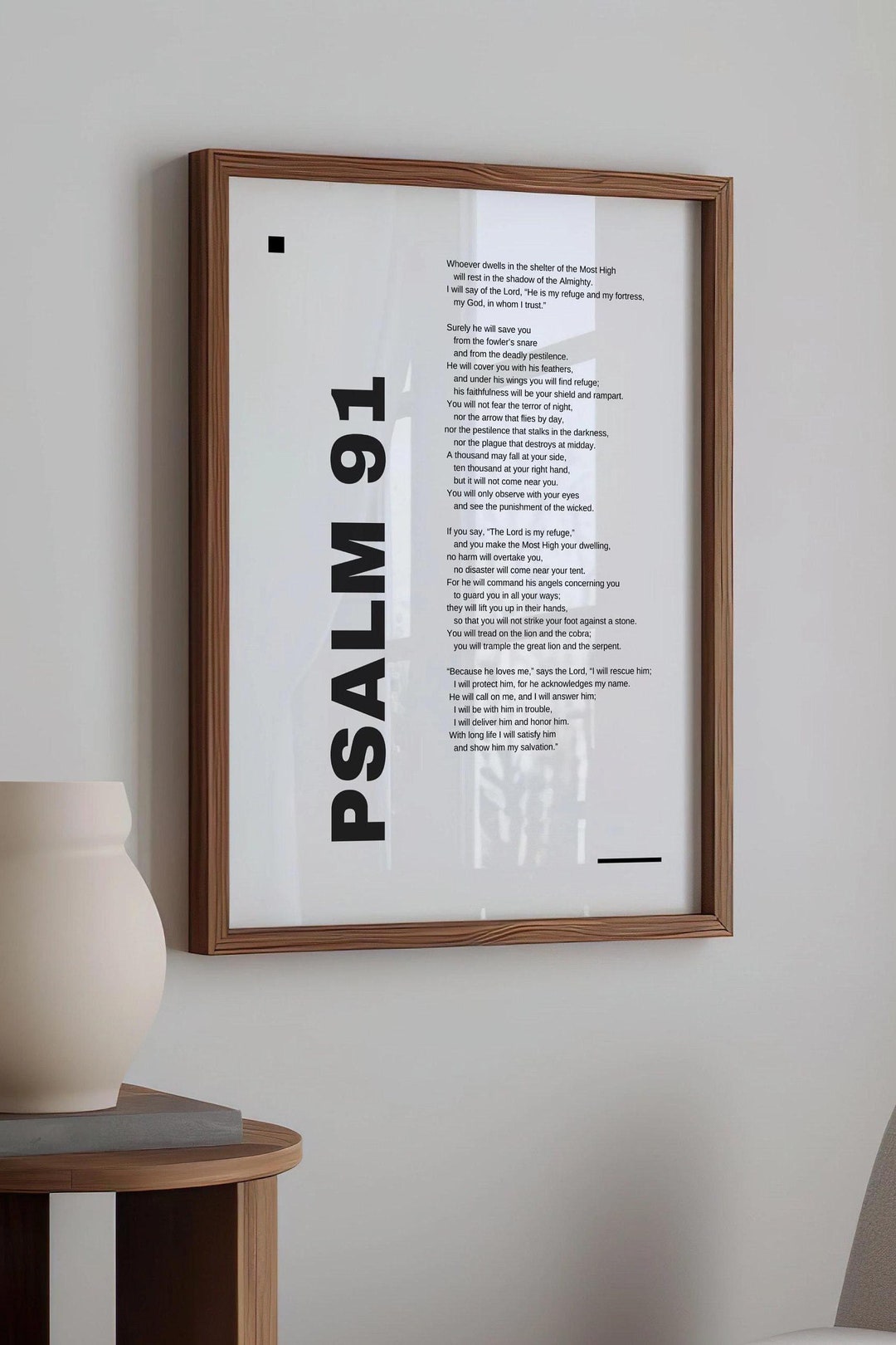 Psalm 91 Digital Download, Bible Wall Art,christian Faith,christian ...