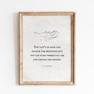 Better Things Ahead C.S. Lewis, Book Page Wall Art, Literary Art, CS ...