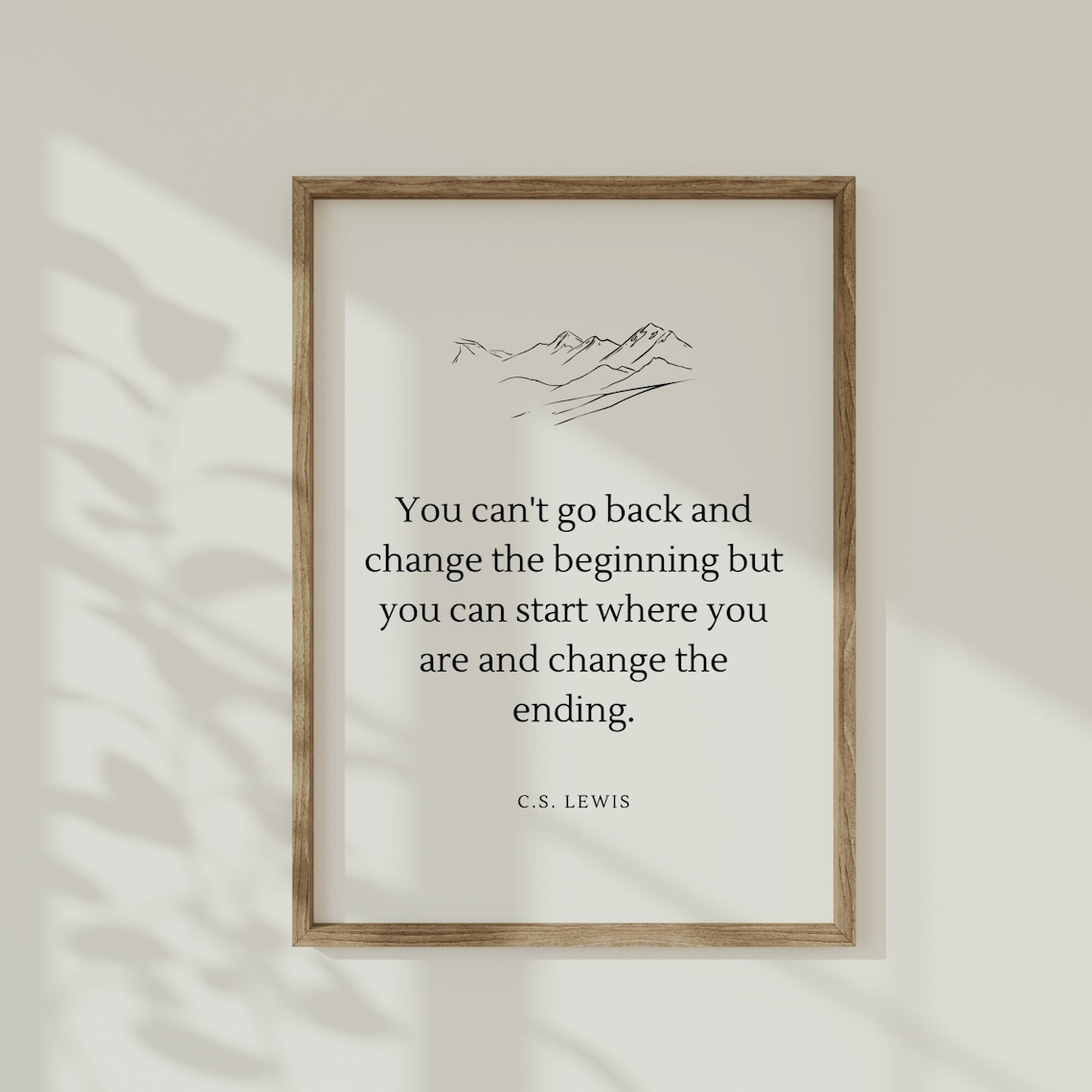 Change the Ending C.S. Lewis, Book Page Wall Art, Literary Art, CS ...
