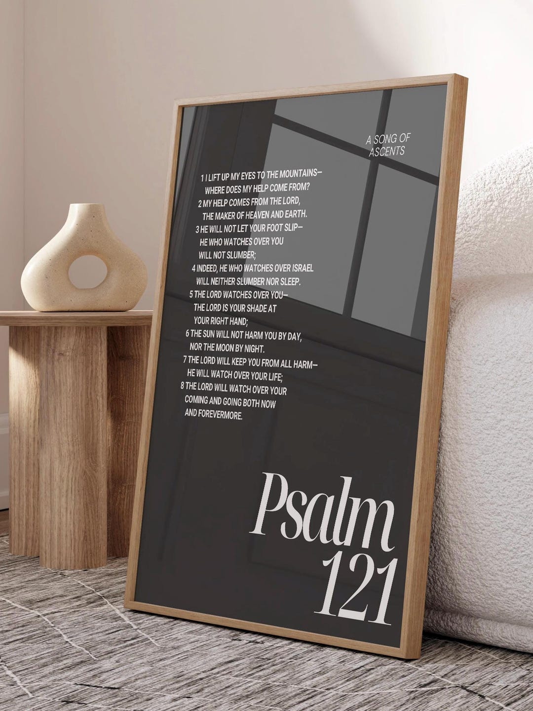 Psalm 121 Inspirational Wall Art, Bible Verse Decor, Digital Download ...