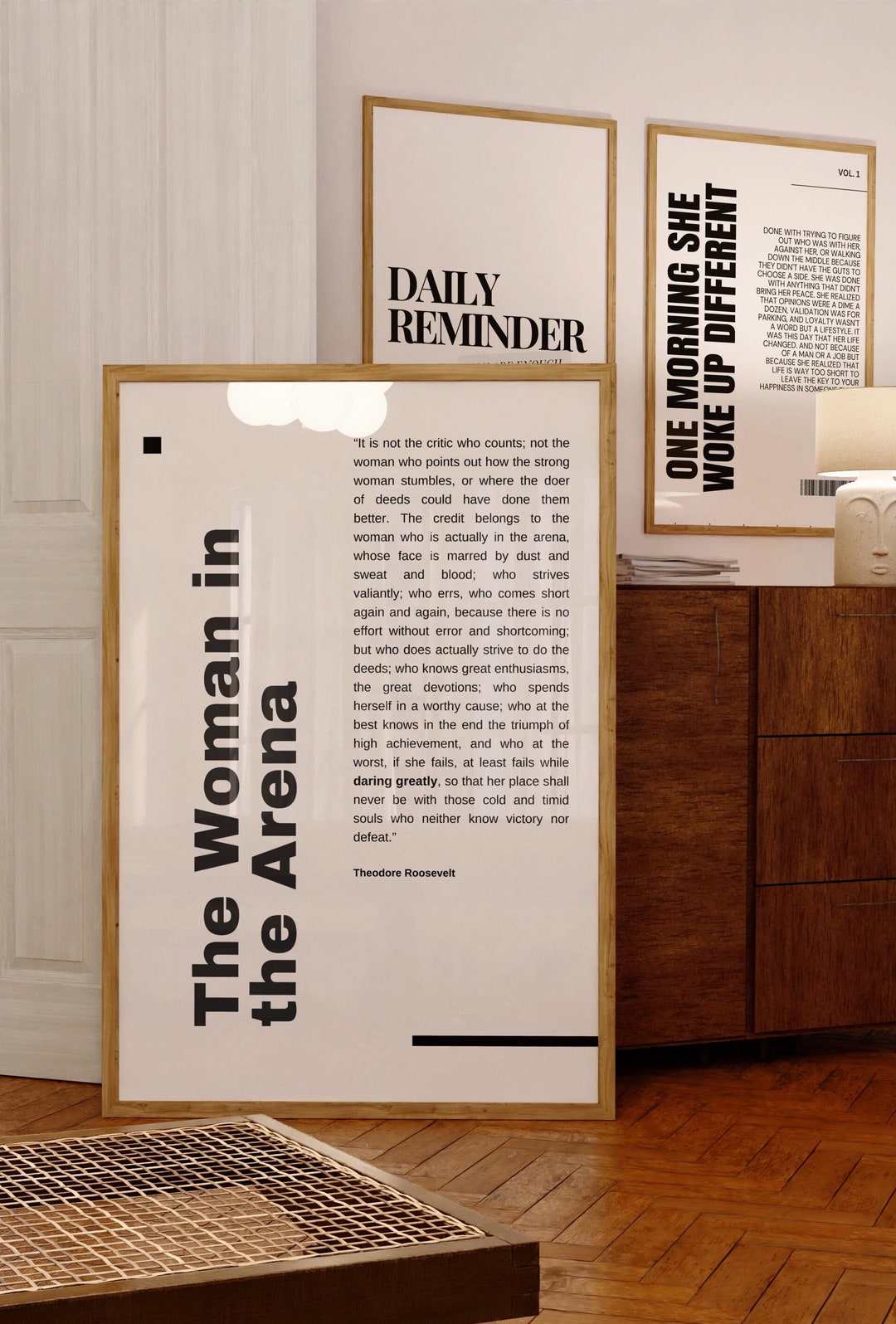 Woman in the Arena, Feminist Print, Female Empowerment, Feminine Decor ...