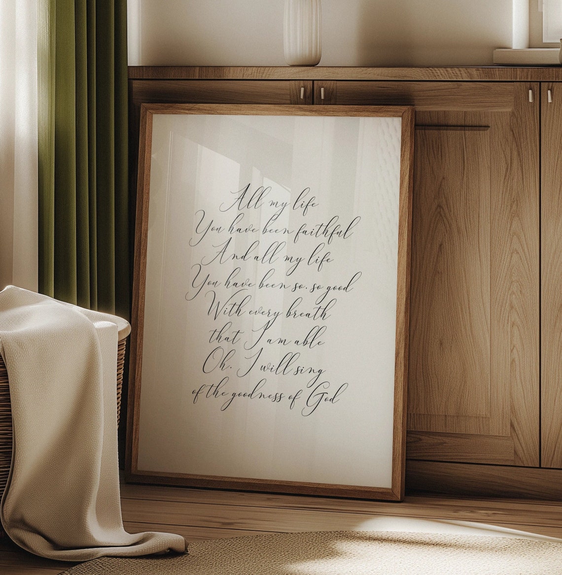 Goodness of God, Digital Download, Bible Wall Art, Christian Faith ...