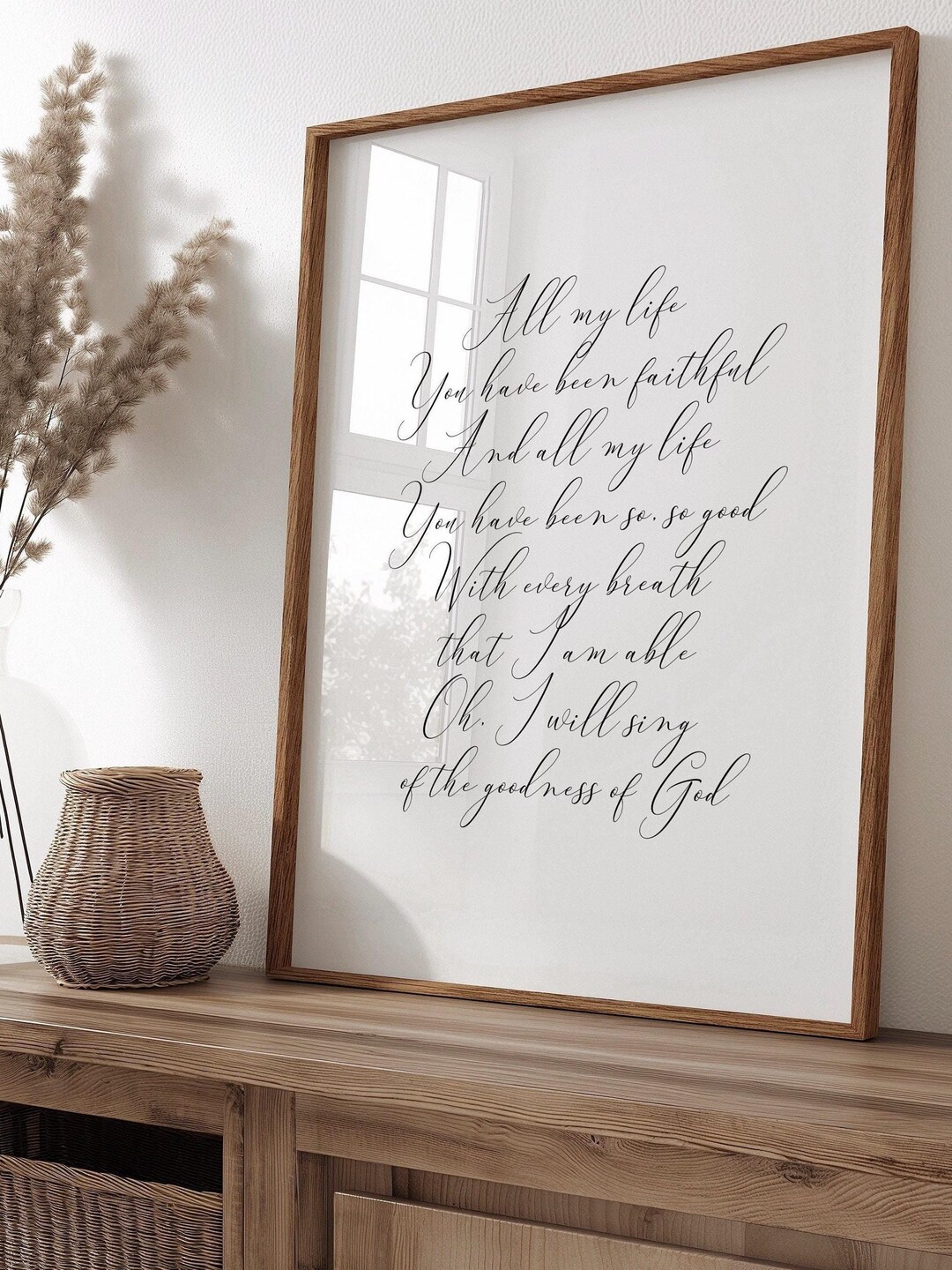 Goodness of God, Digital Download, Bible Wall Art, Christian Faith ...