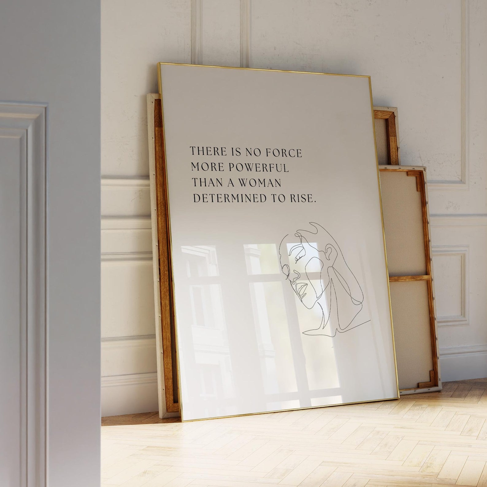 Powerful Woman Printable Quote, Feminist Print, Female Empowerment ...