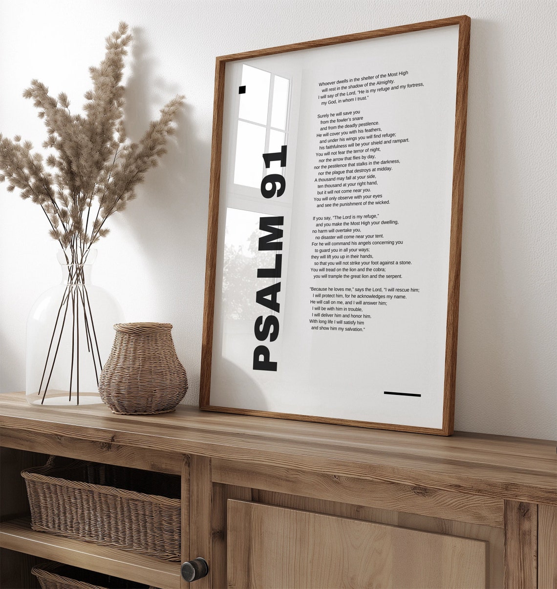 Psalm 91 Digital Download, Bible Wall Art,christian Faith,christian ...
