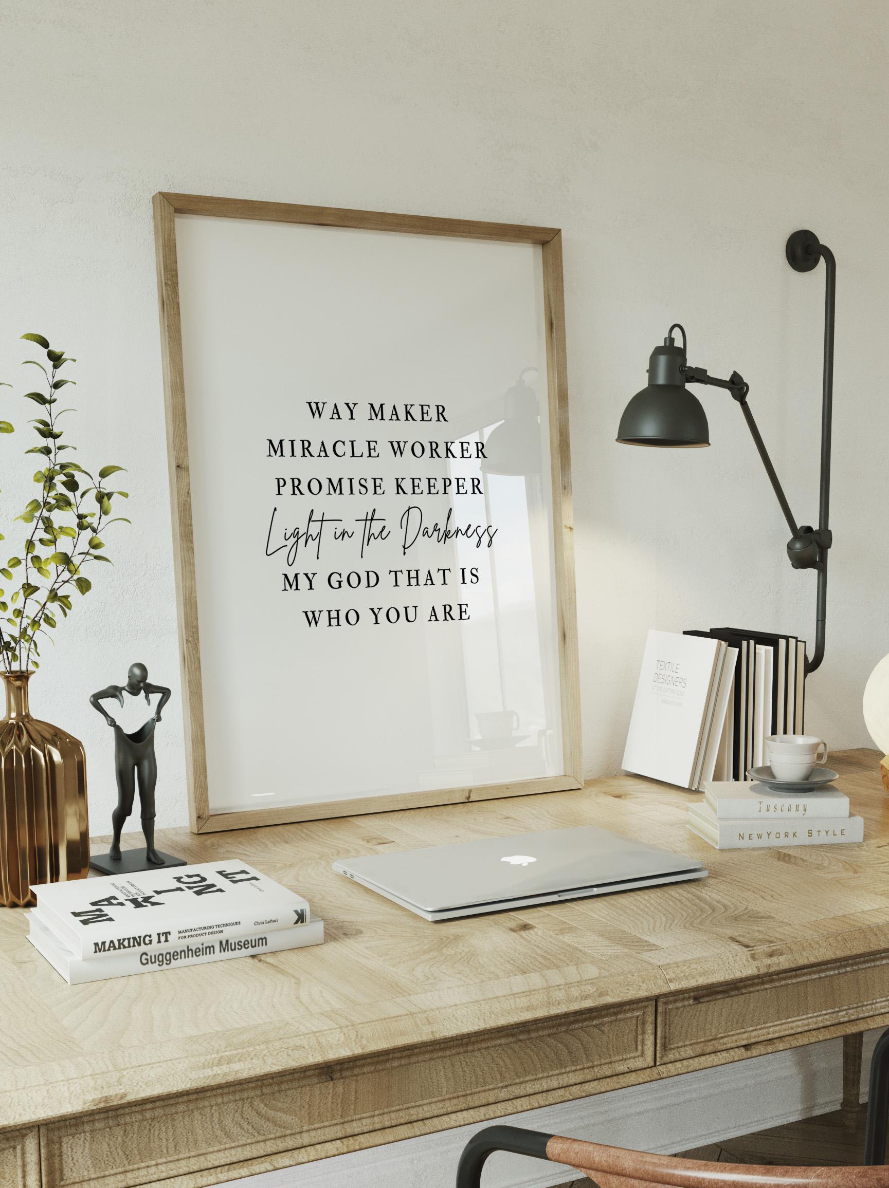 Waymaker, Digital Download, Christian Song Wandkunst, Glaube, Jesus ...