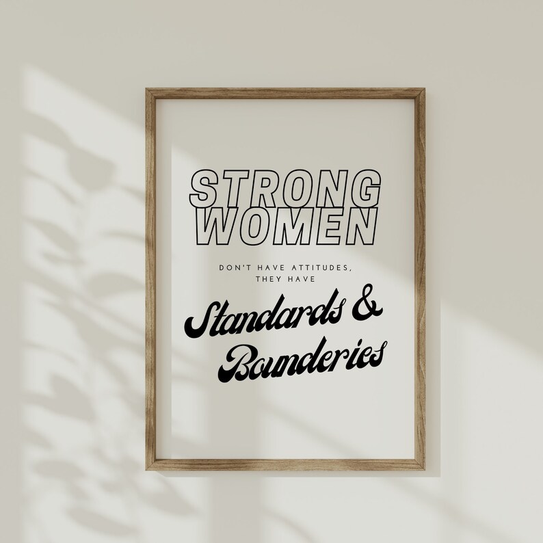 Strong Woman Quote Printable, Female Empowerment Print, Trendy Wall Art ...