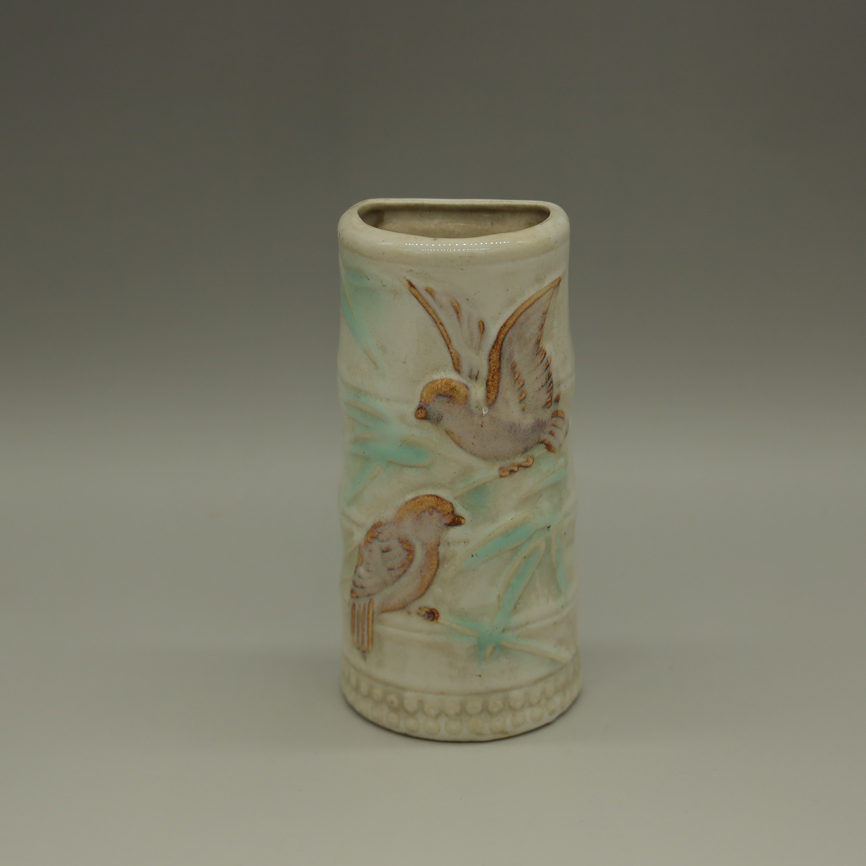 Japanese Seto ware Seto yaki hanging flower vase bird | Etsy