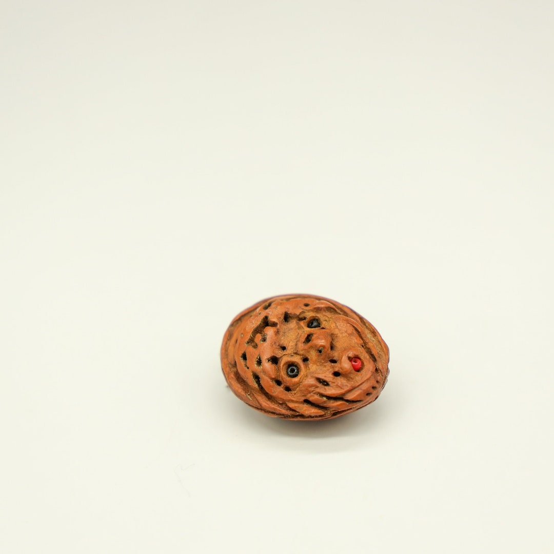 Japanese Netsuke, Hyottoko , Funny Face - Etsy