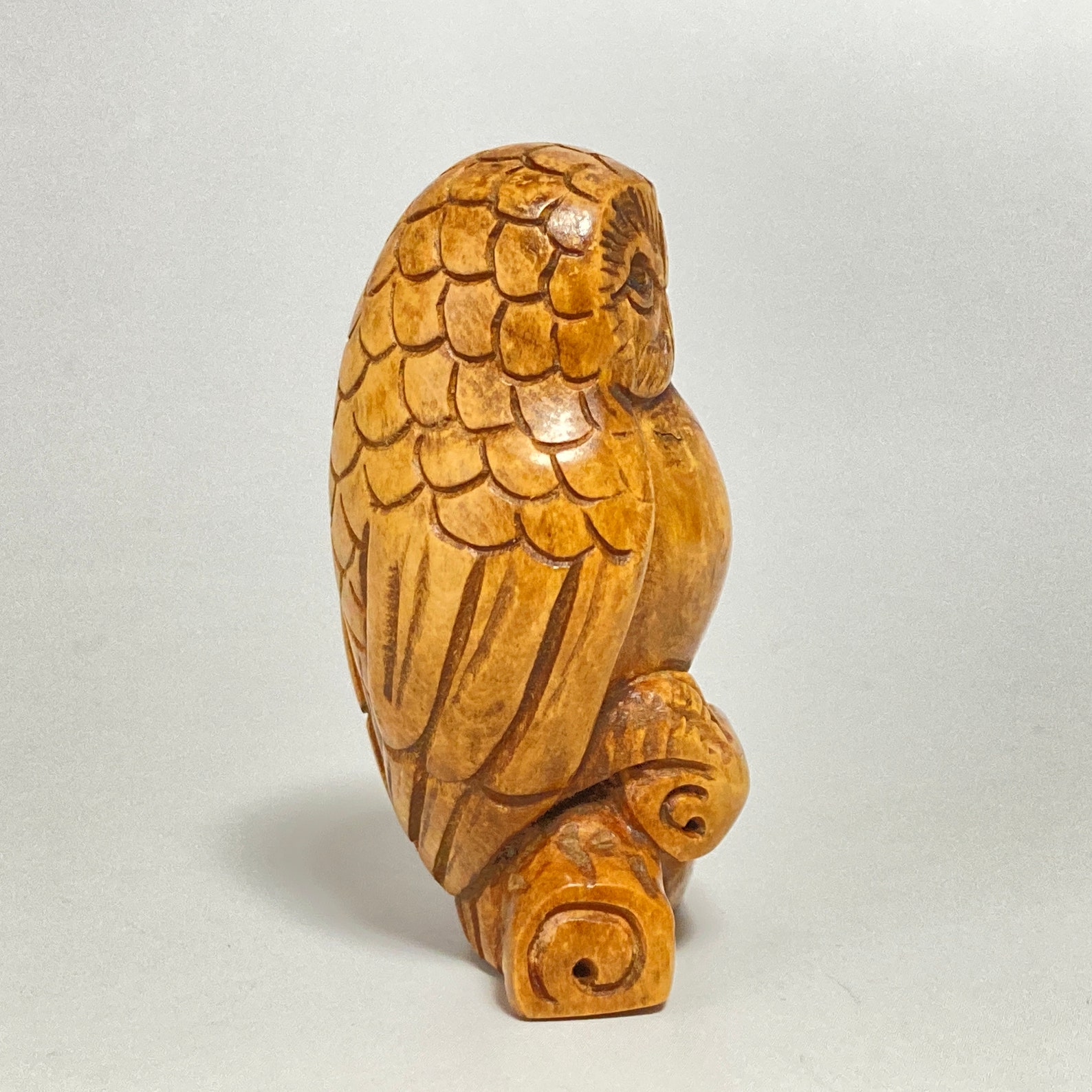 Netsuke Owl Netsuke Vintage Netsuke | Etsy