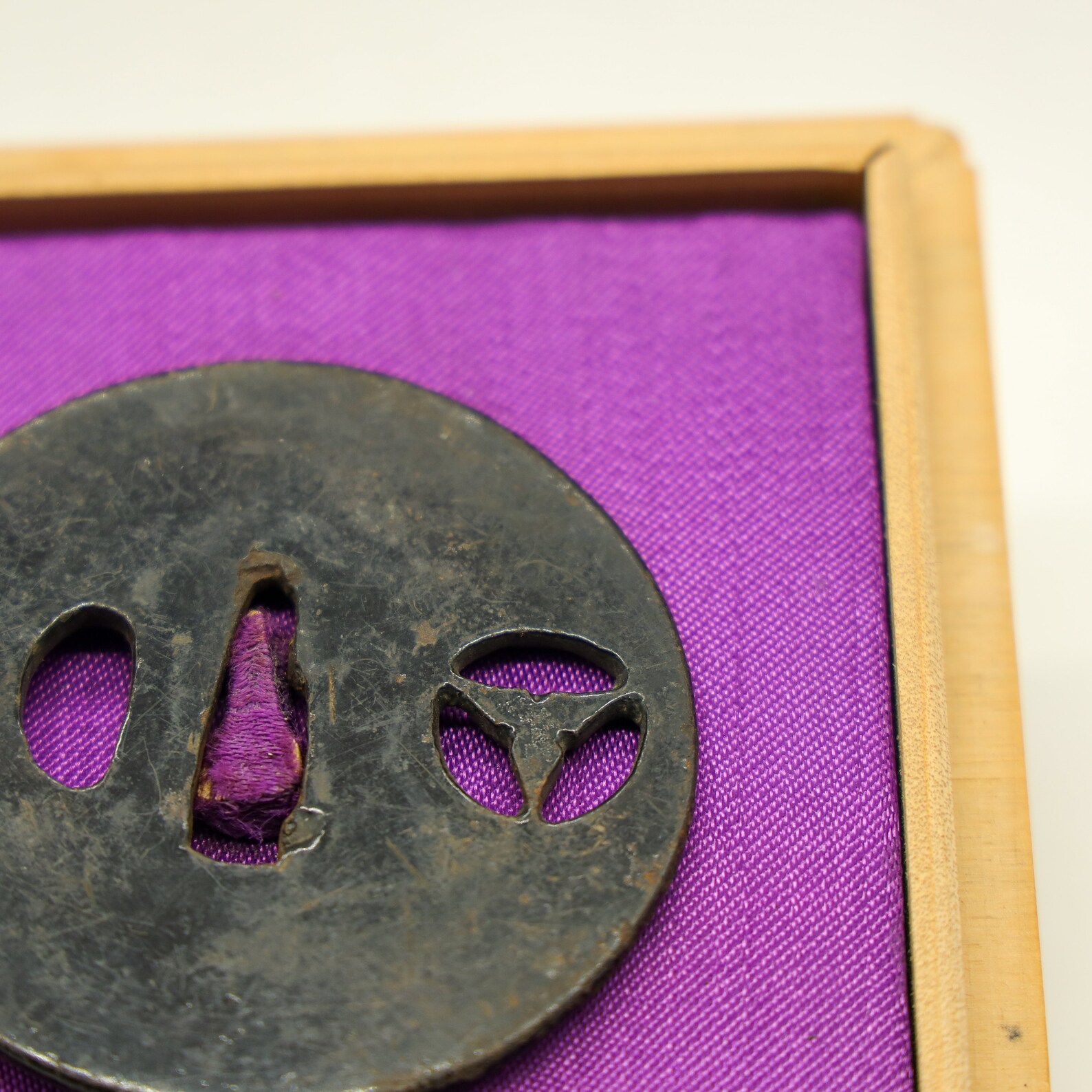 1800's Tsuba Simple Shape Watermarked Japanese Katana - Etsy