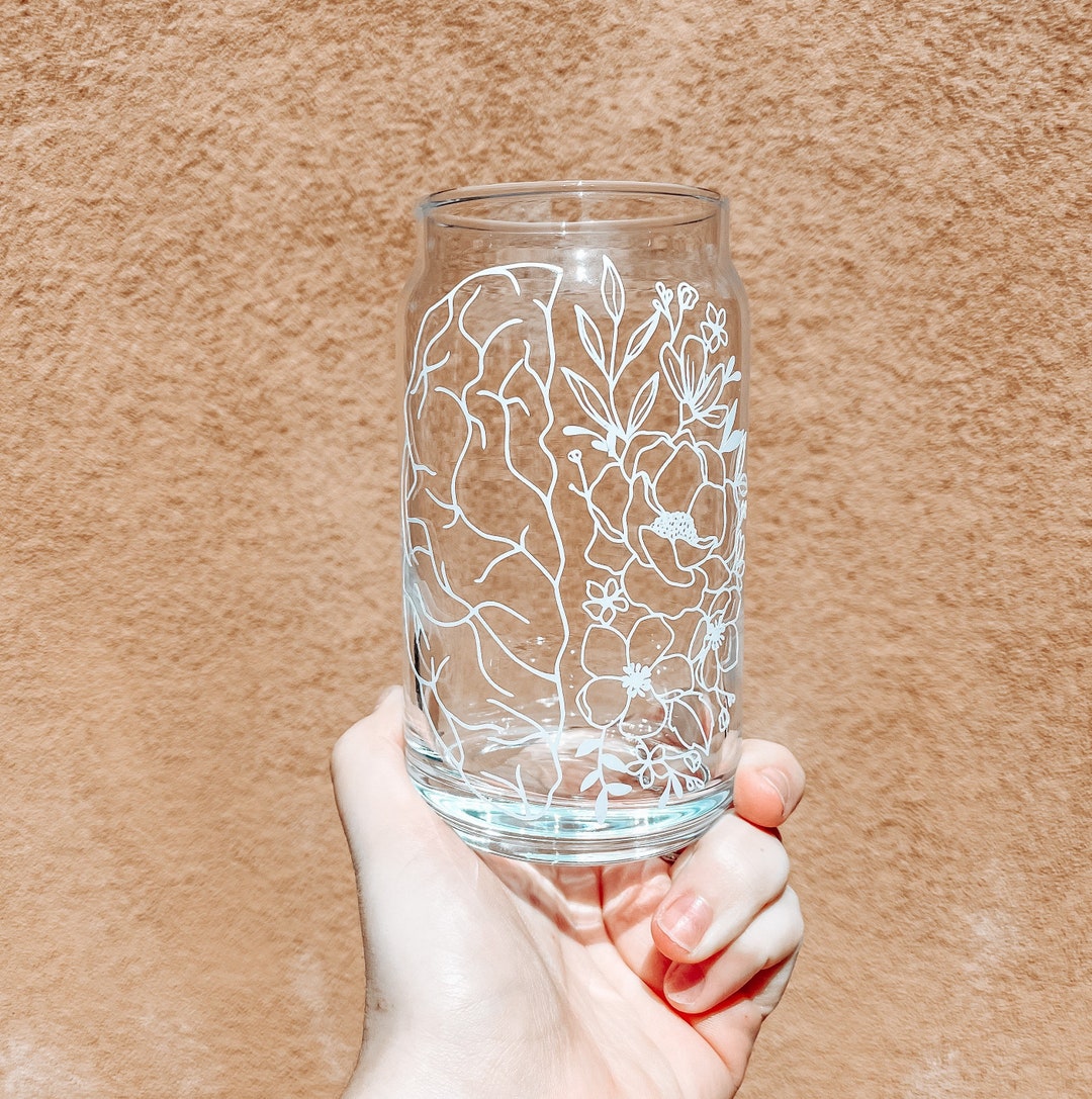 Brain Glass Cup Nurse Iced Coffee Glass Can Beer Glass Can Neuro Nurse ...