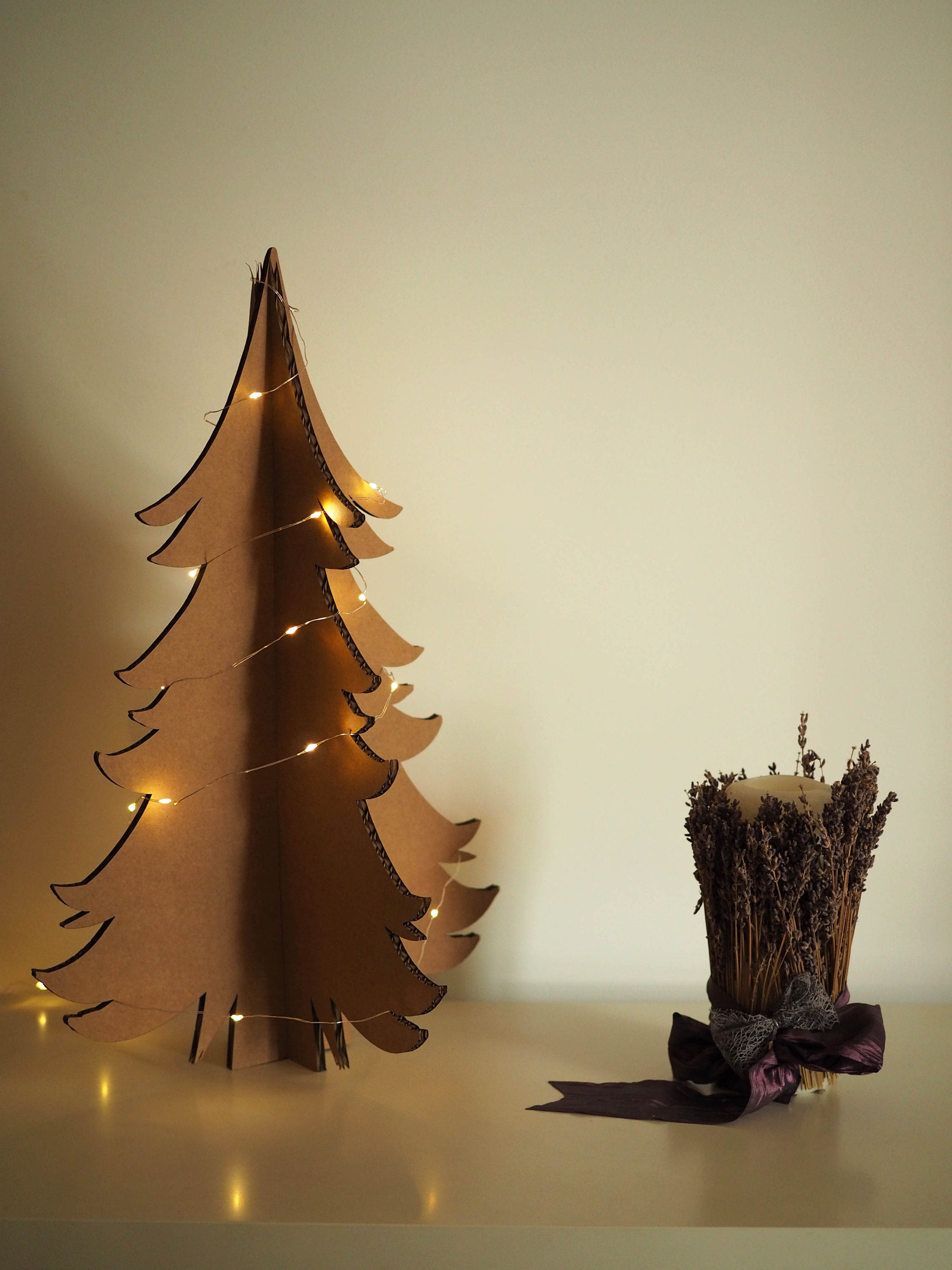 Handmade Cardboard Christmas Tree - Sustainable Christmas Decoration ...