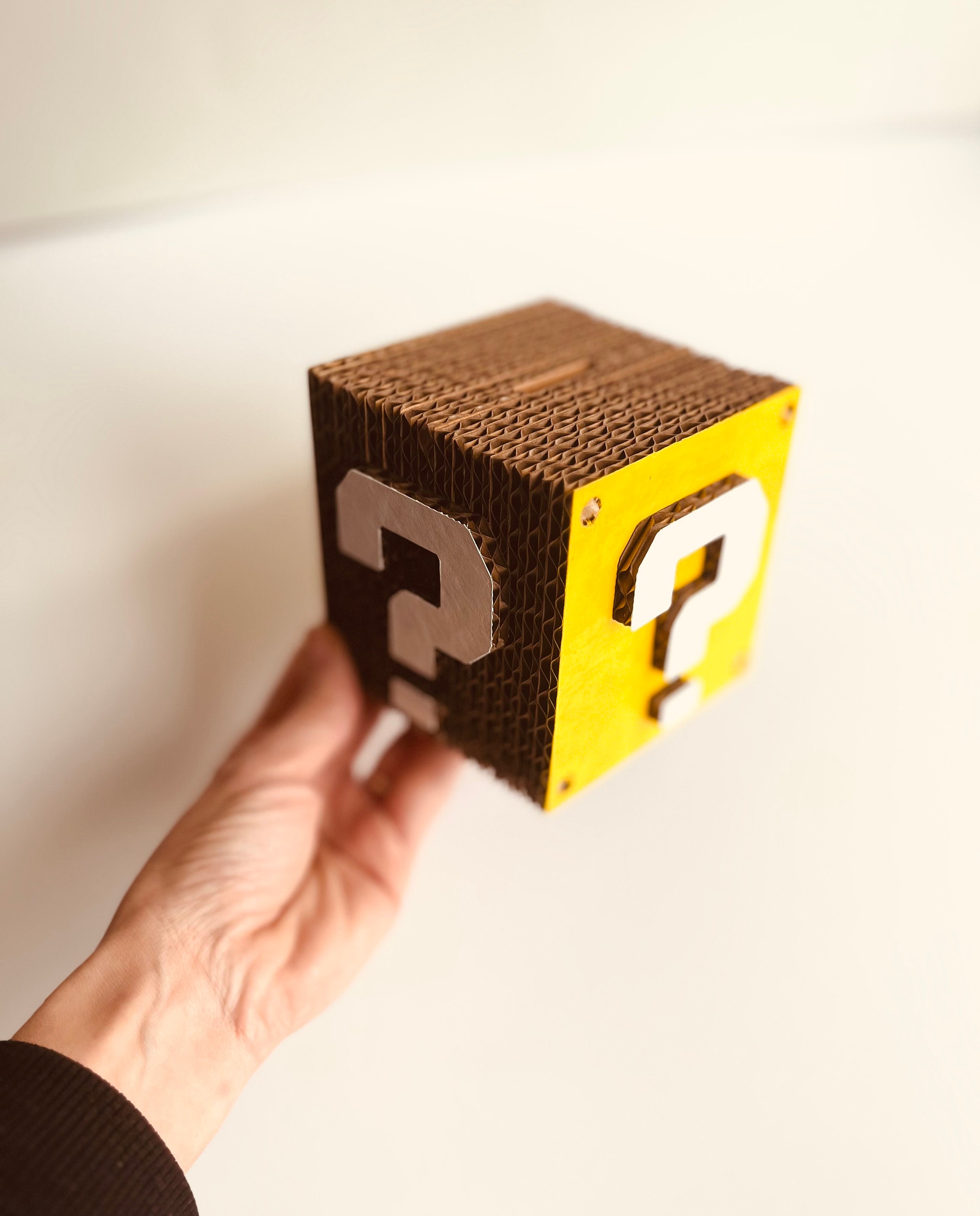 Super Mario Piggy Bank: Handmade Cardboard Moneybox - Etsy