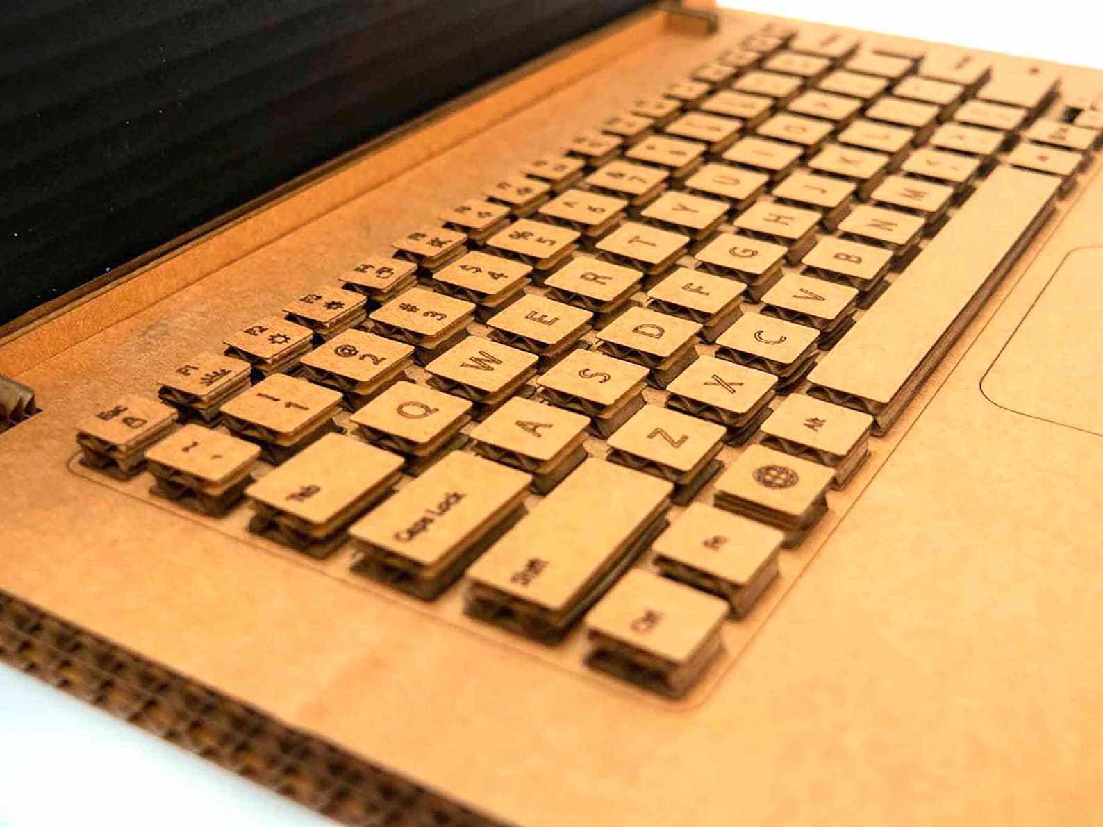 Cardboard Laptop Toy: Chalkboard Screen, Pretend Play - Etsy