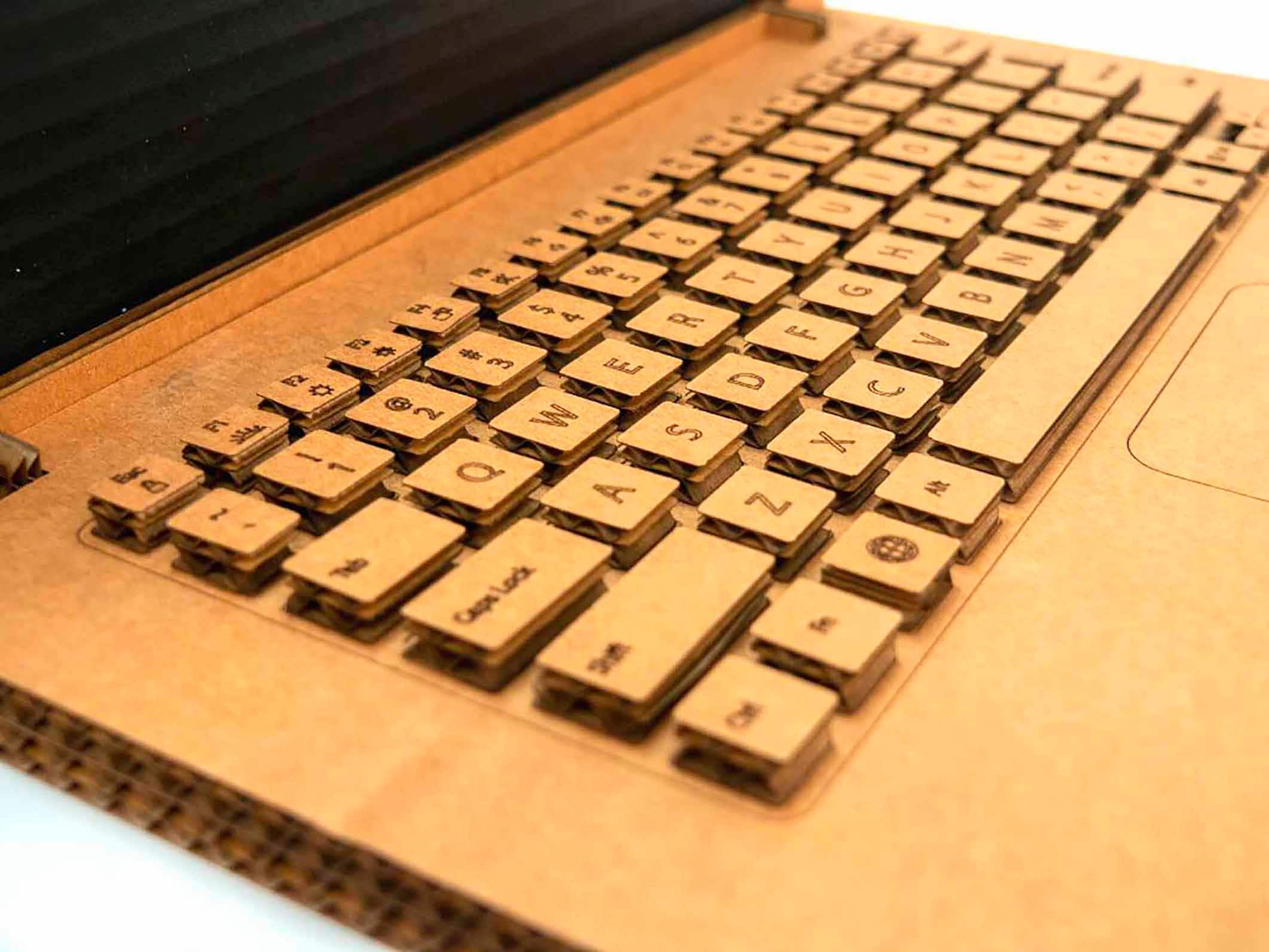 Cardboard Laptop Toy: Chalkboard Screen, Pretend Play - Etsy