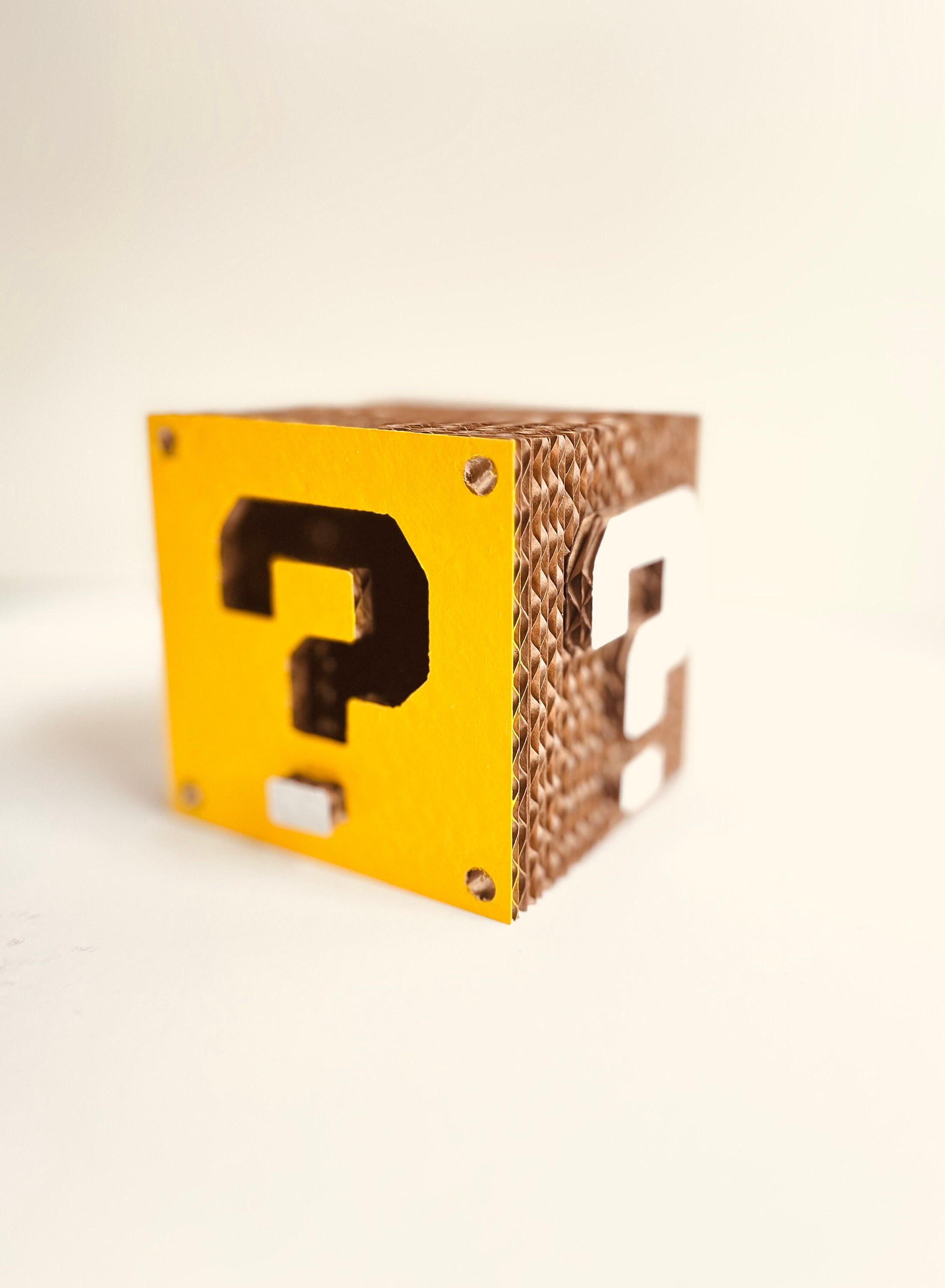 Super Mario Piggy Bank: Handmade Cardboard Moneybox - Etsy