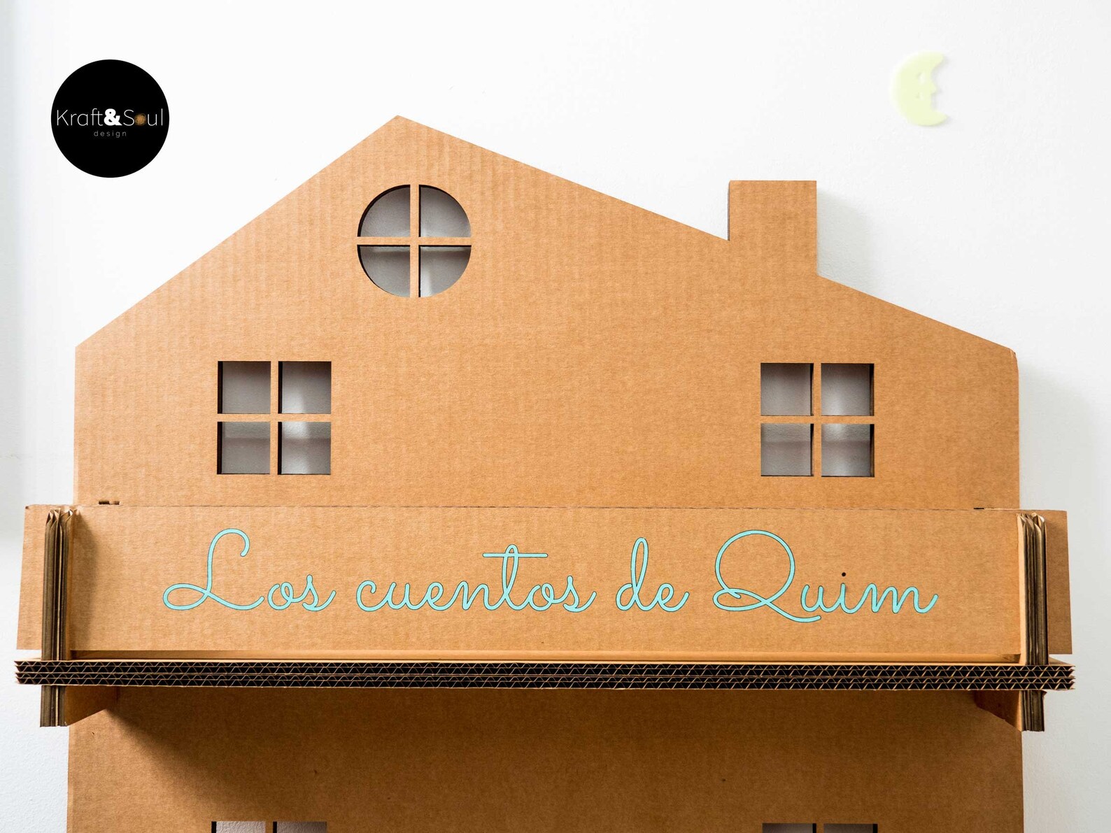 Cardboard Montessori Bookshelf - Montessori Bookcase for Toddlers ...