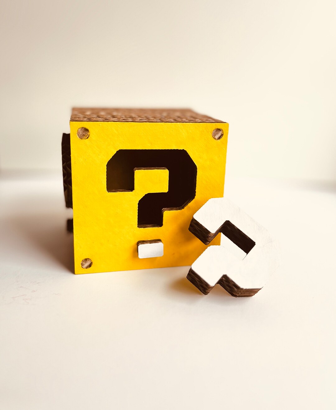 Super Mario Piggy Bank: Handmade Cardboard Moneybox - Etsy