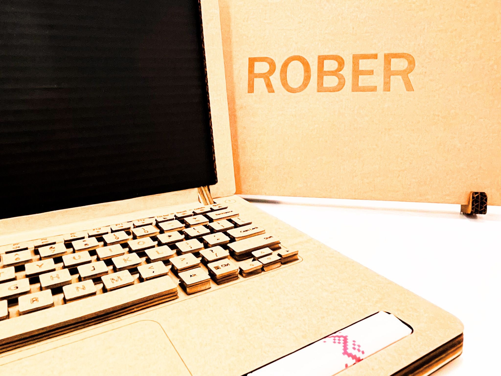 Cardboard Laptop Toy: Chalkboard Screen, Pretend Play - Etsy