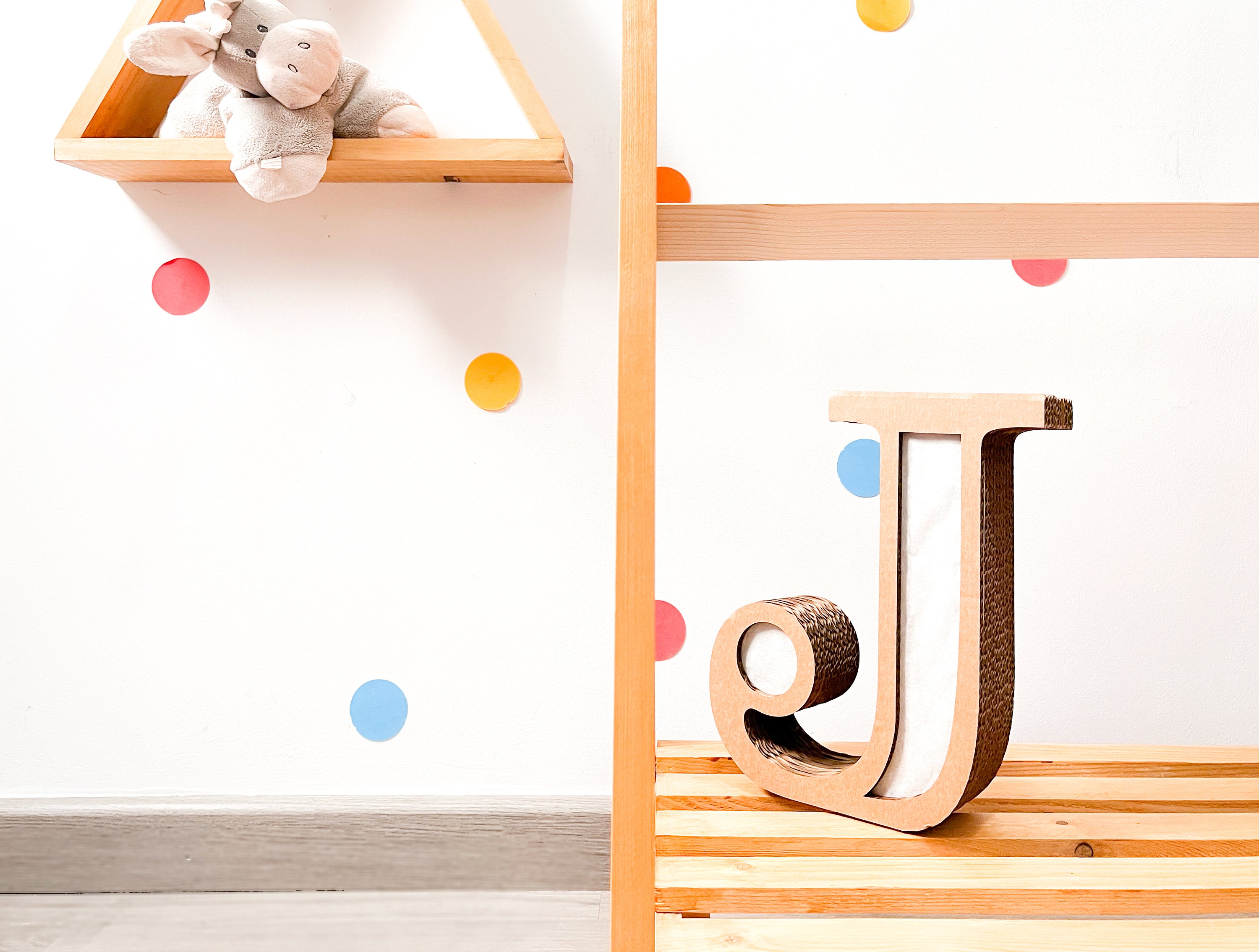 Typography Lamp / Cardboard LED Lamp / Letter Decoration/ Handmade ...