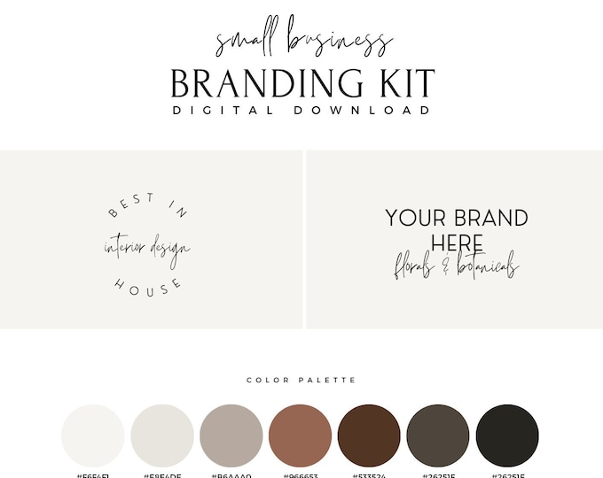 Branding Kit | Branding Guide | Brand Template for Small Business ...