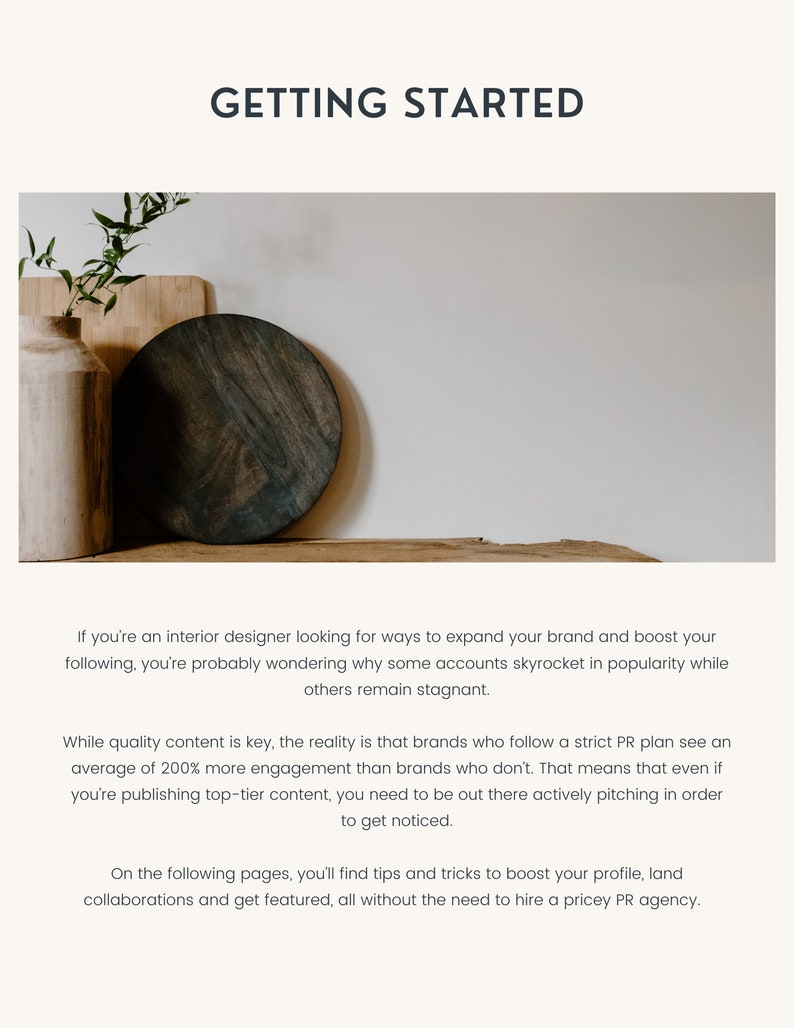 Interior Designer PR Toolkit: Templates, Pitches, Social Posts, Media ...