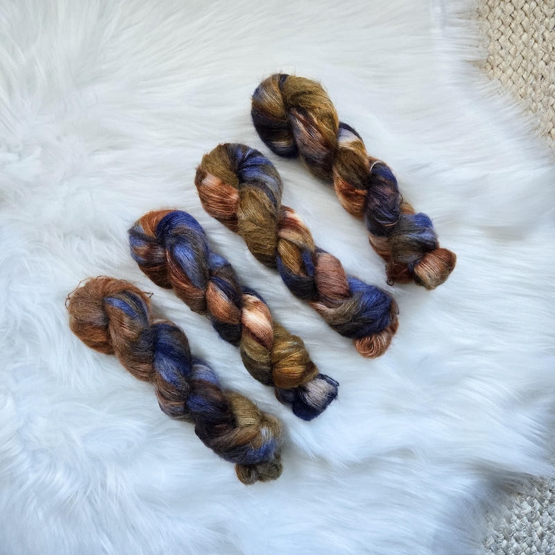 Suri Silk Yarn Hand Dyed - Etsy