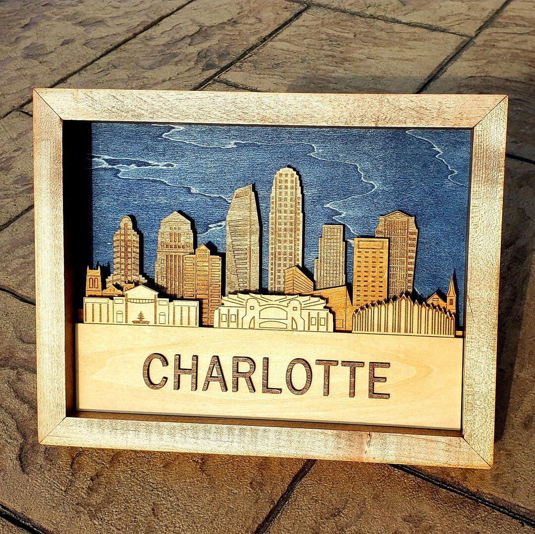 Charlotte 3D Shadow Box Scene | Laser Cut, Stained, Painted | 11.5" X 9 ...