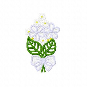 Daisy Bouquet Embroidery Design, FSL Lace Flowers (digital Download) - Etsy