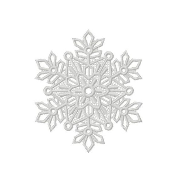 Snowflake Embroidery - Etsy