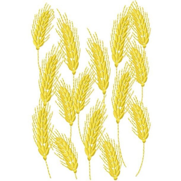 Wheat Embroidery - Etsy