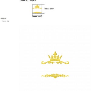 Crown Monogram Frame - Machine Embroidery Design, Royal Monogram Frame ...