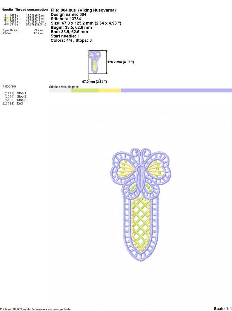 FSL Bookmarks With Butterflies Freestanding Lace-machine - Etsy