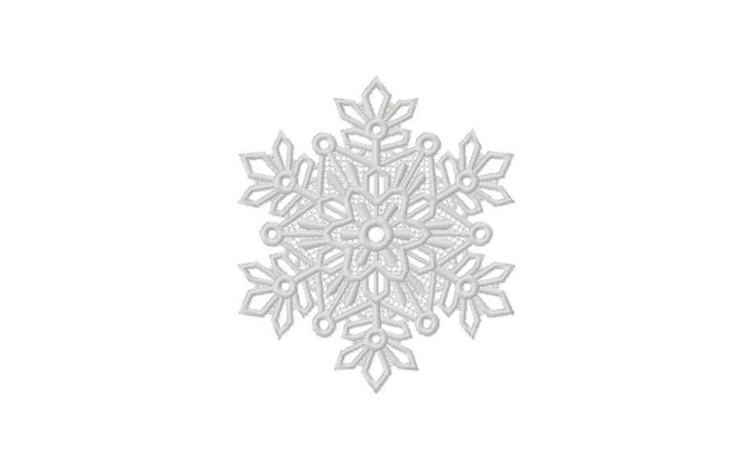 Christmas Snowflake FSL, Machine Embroidery FSL, Machine Embroidery ...