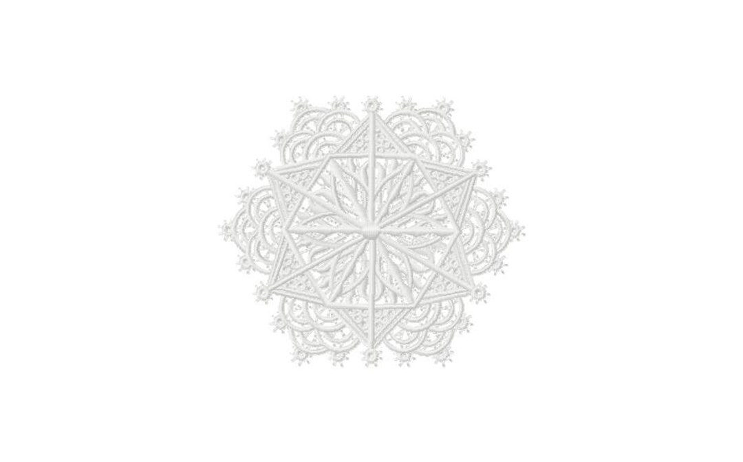 Embroidery Snowflake Fsl, Machine Embroidery, Christmas Snowflake ...