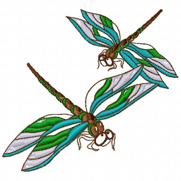 Dragonfly Embroidery - Etsy