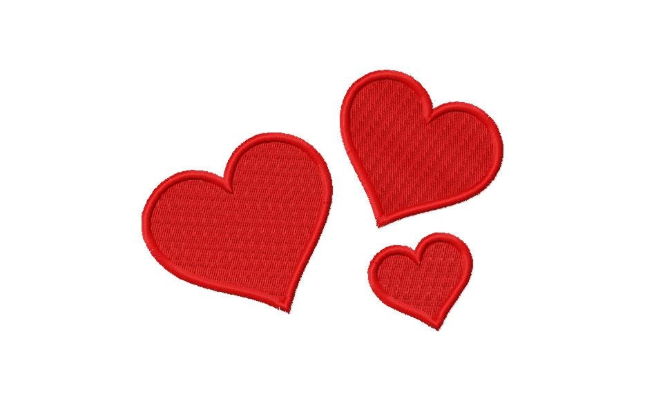 Heart Embroidery Design Small Hearts Machine Embroidery Mini - Etsy