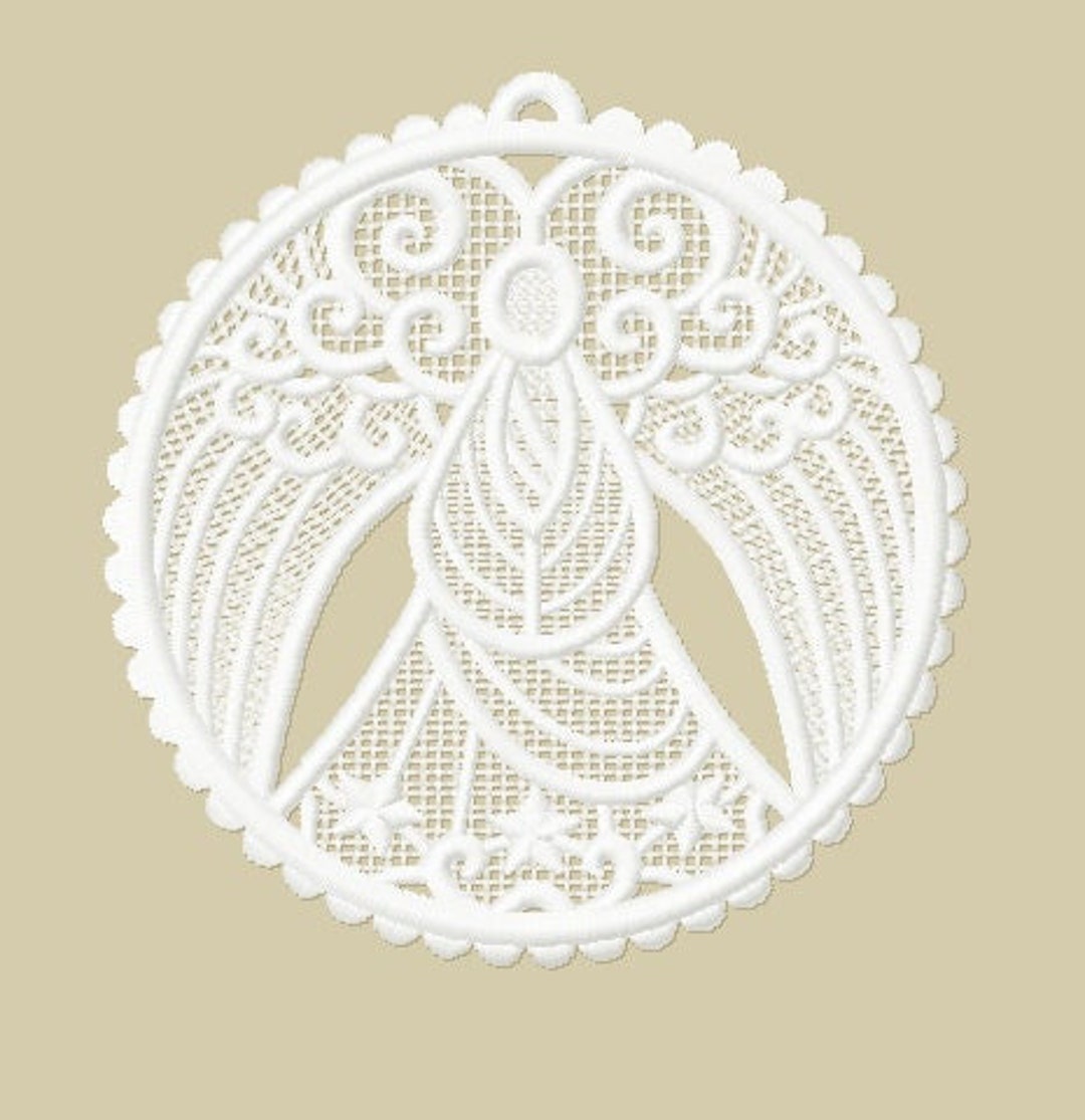 Embroidery Angel, FSL angel,machine Embroidery, Machine Embroidery File ...