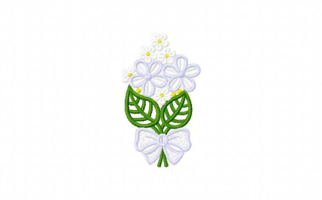 Daisy Bouquet Embroidery Design, FSL Lace Flowers (digital Download) - Etsy
