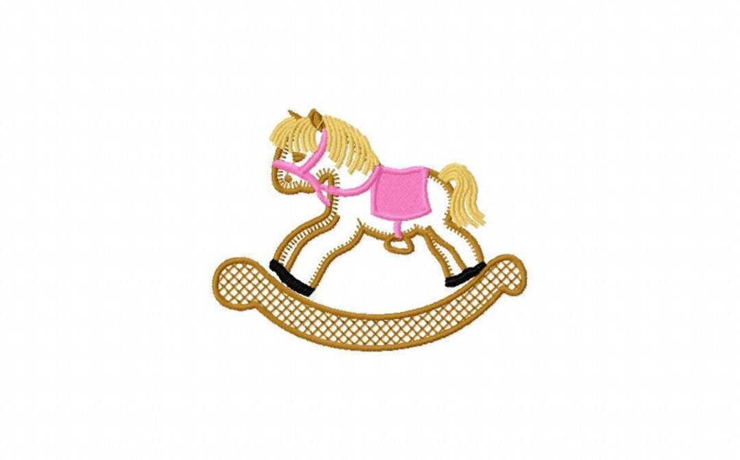 Toy Horse Embroidery Design - Baby Boy Embroidery Applique Machine ...