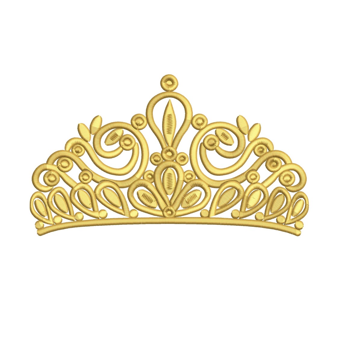 Elegant Tiara Machine Embroidery Design – Royal Crown Machine ...