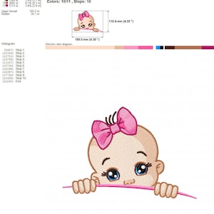 Baby Embroidery Design - Newborn Embroidery Designs Machine Embroidery ...