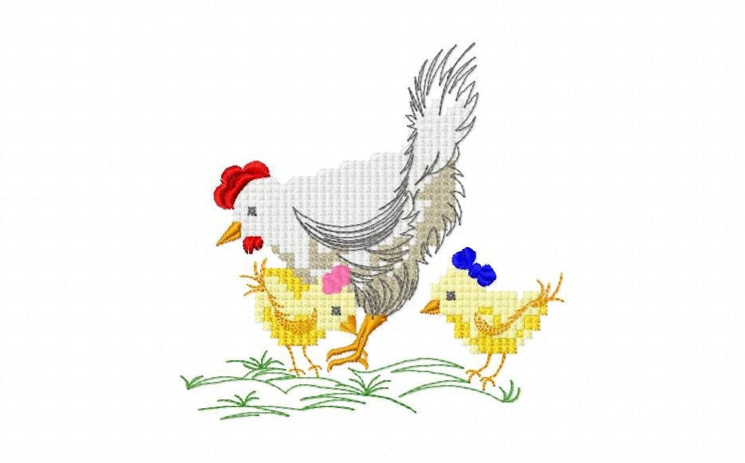 Chicken Embroidery Design - Chicken Embroidery Design Machine ...