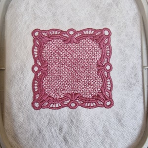FSL Square Frame, Monogram Machine Embroidery Design, Freestanding ...
